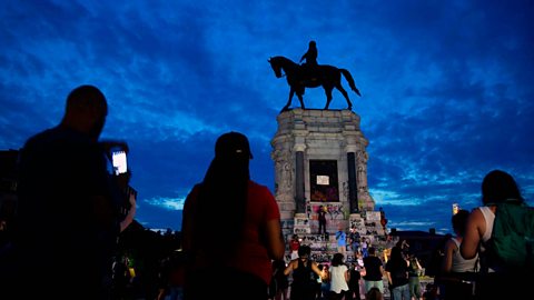 Removal of Confederate monuments and memorials - BBC News