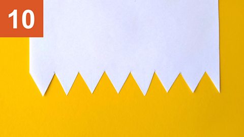 Make paper fringes - zigzags - BBC Bitesize