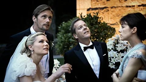Alamy The film focuses on the wedding day of Justine (Kirsten Dunst) as her depression engulfs events (Credit: Alamy)