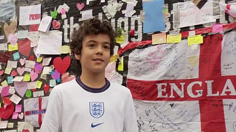 Racism in football: Bukayo Saka - 'Love always wins' - CBBC Newsround