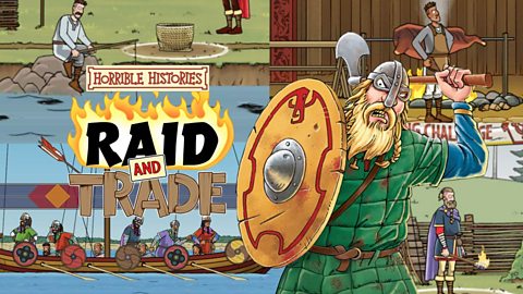 Horrible Histories Strategy Game | Raid and Trade | Vikings and Saxons ...