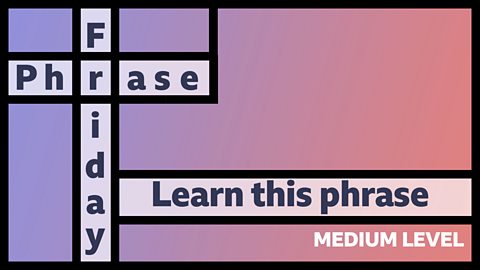 BBC Learning English - Medium Vocabulary - BBC Learning English