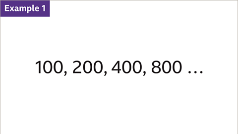 What are geometric sequences? - BBC Bitesize