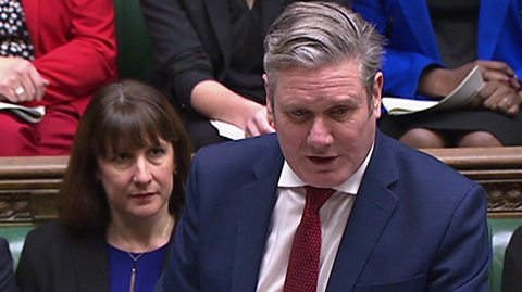 PMQs: Nurses strike is a badge of shame, Starmer tells Sunak - BBC News