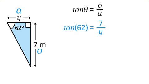 Finding the length of a side in a right-angled triangle - KS3 Maths ...