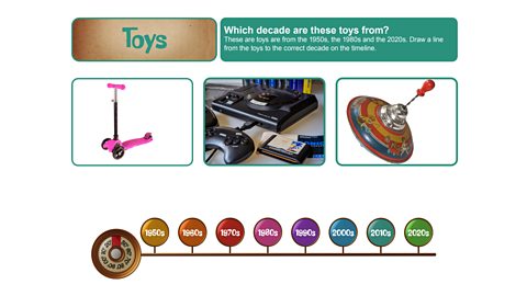 KS1 History. Changes within living memory: Toys - BBC Teach