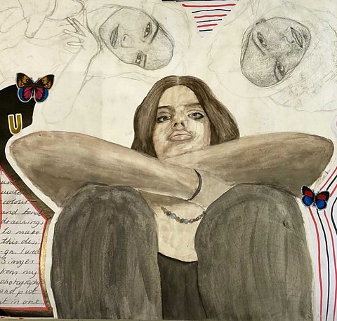 Figure drawing - Observational drawing - Edexcel - GCSE Art and Design ...