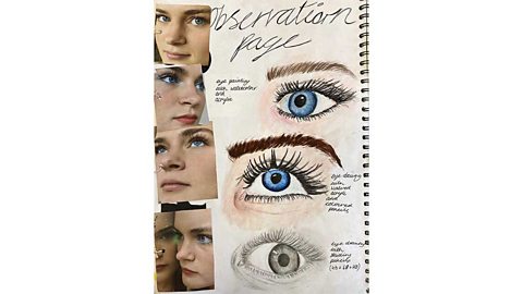 Portraiture - Observational drawing - Edexcel - GCSE Art and Design ...