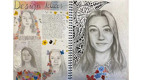 Portraiture - Observational drawing - Edexcel - GCSE Art and Design Revision - Edexcel - BBC ...