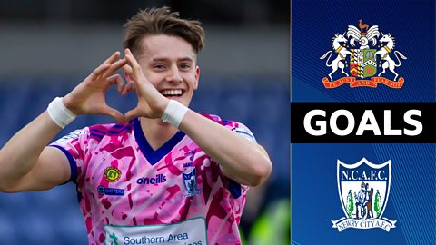 Irish Premiership: Larne and Linfield win as Sean Moore double sinks ...