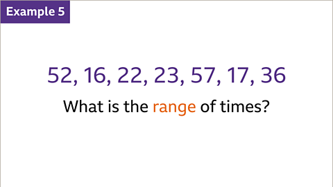 Mean, median, mode, range - BBC Bitesize
