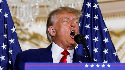 When Trump sucks all the oxygen in the race - BBC News