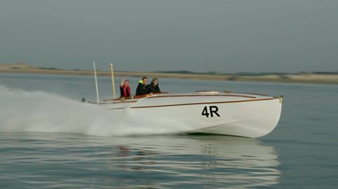 World War One-era speedboat replica takes to water off Portsmouth - BBC ...