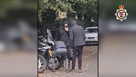 Hammer Wielding Men Try To Steal Motorbike In Clifton Bbc News