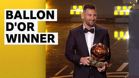Men's Ballon d'Or: Lionel Messi wins eighth award, beating Erling Haaland to trophy - BBC Sport