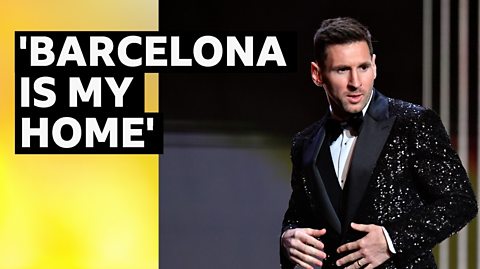 Men's Ballon d'Or: Lionel Messi wins eighth award, beating Erling Haaland to trophy - BBC Sport