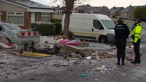 Man, 84, dead after explosion destroys neighbour's house in Edinburgh ...