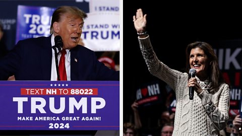 New Hampshire primary: Donald Trump and Nikki Haley face off