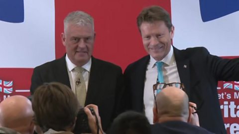 Lee Anderson: Ex-Tory MP defects to Reform UK - BBC News