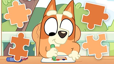 Free Bluey jigsaw game - CBeebies