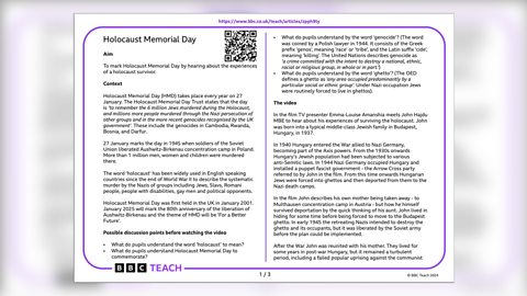 Holocaust Memorial Day 2025 – 80th anniversary of the liberation of ...