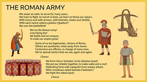 KS2 History - The Romans: The Roman Army song - BBC Teach