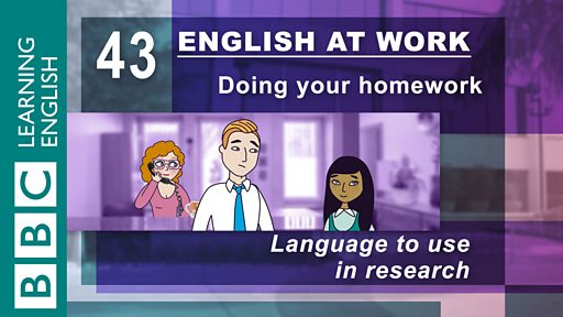 BBC Learning English - English at Work / An Introduction