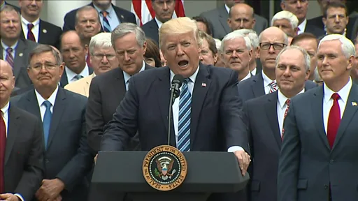 Trump Urges Senators To Replace Mean House Healthcare Bill Bbc News