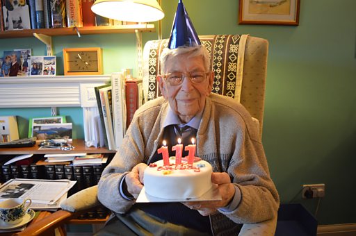 Britain's oldest men turn 111 years old - BBC News
