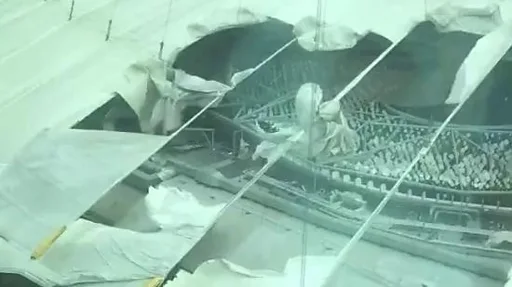 Storm Eunice: O2 Arena reopens after Storm damage - BBC News