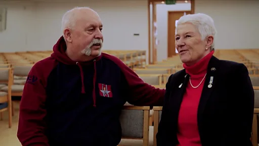 Falklands: Biker send-off at Denzil Connick's funeral - BBC News