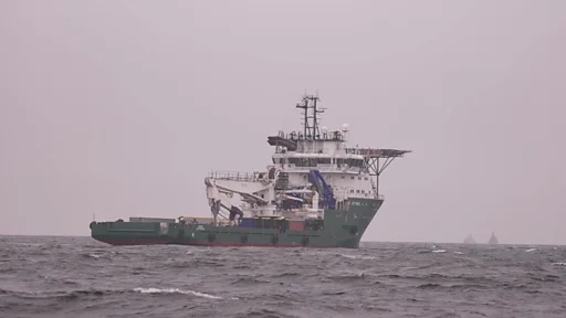 A journey to the site of the Nord Stream explosions - BBC News