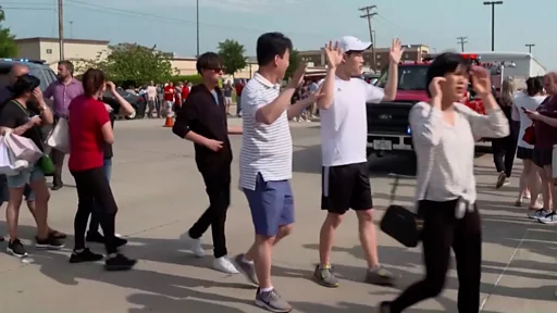 Texas shooting: 'A minute later, we'd have been in the crossfire' - BBC ...