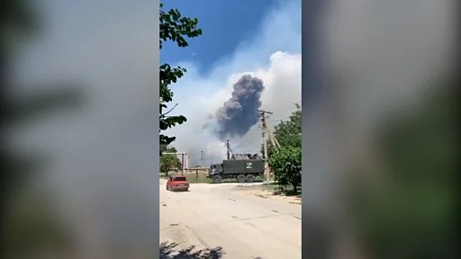 Взрыв на российском складе боеприпасов в Крыму что известно Bbc News
