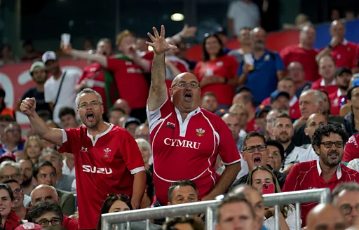 Rugby World Cup: Fans' joy as Wales beat Fiji - BBC News