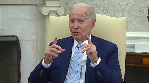 Biden approves new section of border wall as Mexico crossings rise - BBC News