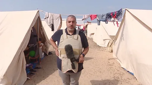 حرب غزة بي بي سي من مخيم في غزة حيث يعيش آلاف النازحين Bbc News عربي
