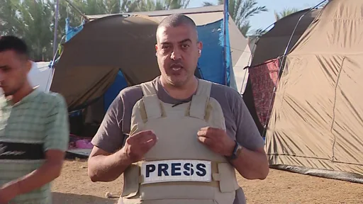 Gaza journalist killed alongside 42 relatives, news agency says - BBC News