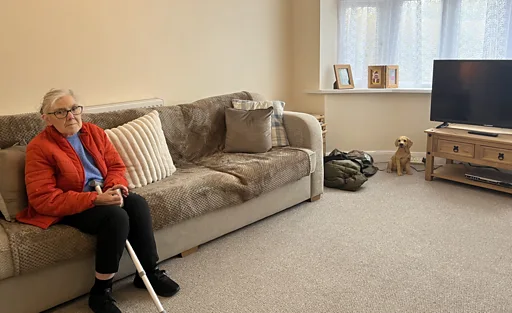 Woman 'so grateful' mould-ridden home is fixed - BBC News