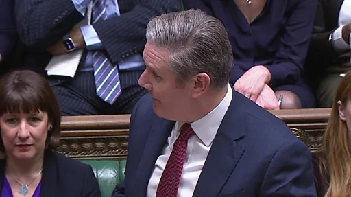 Rishi Sunak and Keir Starmer row over former leaders at angry PMQs - BBC News