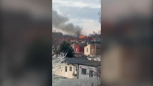 Forest Gate: Police station fire under control but roof 'completely ...