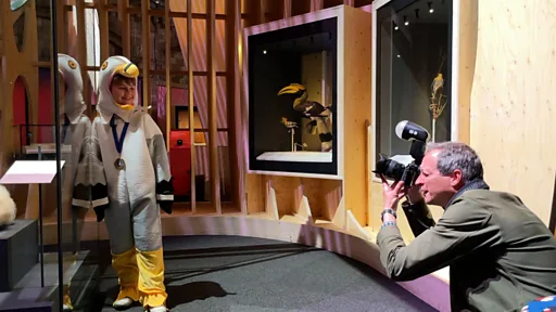 'Seagull Boy' is VIP guest at Natural History Museum - BBC News