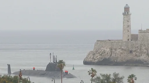 Russian warships in Cuba are no threat, US says - BBC News