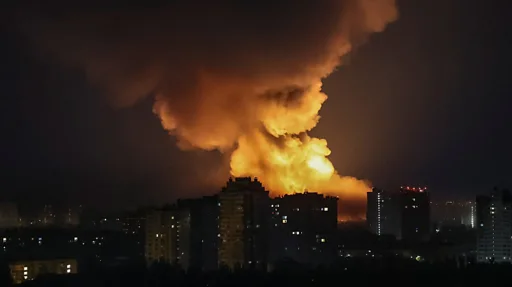 'Jedna od najgorih noći u Kijevu' posle masovnih ruskih napada - BBC News na srpskom