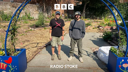 Leek fly-tipped wasteland turned into community garden - BBC News