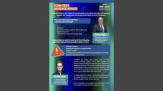BBC - Scam Message Advice - Scam Message Advice