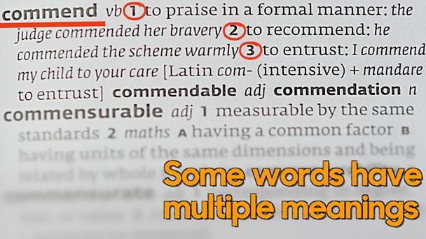 How to use a dictionary - BBC Bitesize