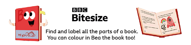 What is a book | parts of a book | reception English - BBC Bitesize