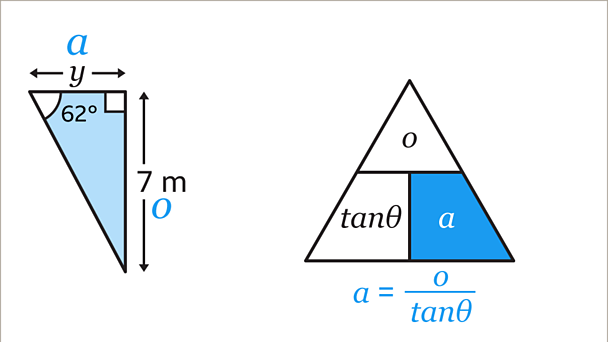 Finding the length of a side in a right-angled triangle - KS3 Maths ...