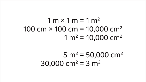 Converting metric units for area and volume - KS3 Maths - BBC Bitesize ...